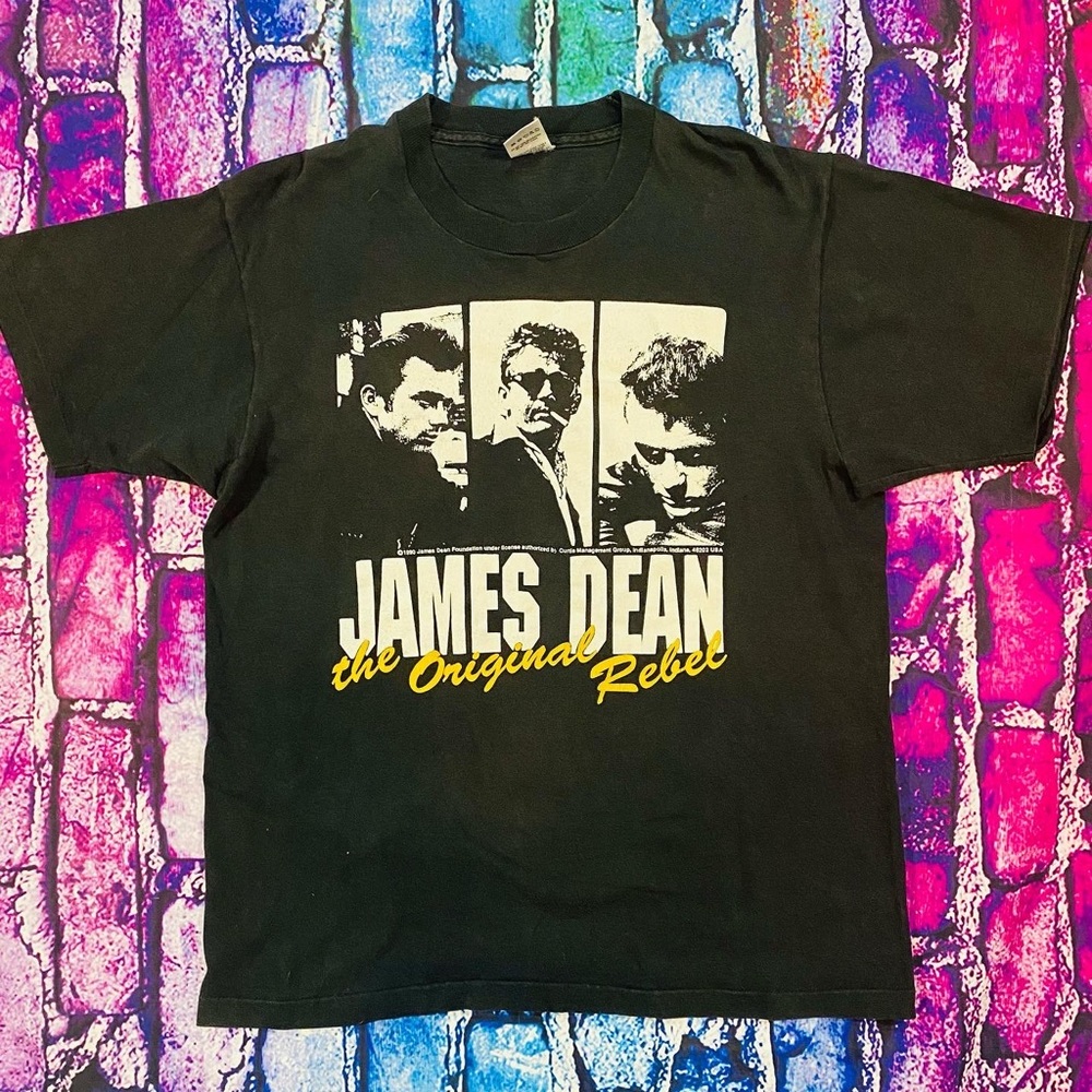 Vintage James Dean The Original Rebel Shirt Size Large - Gem